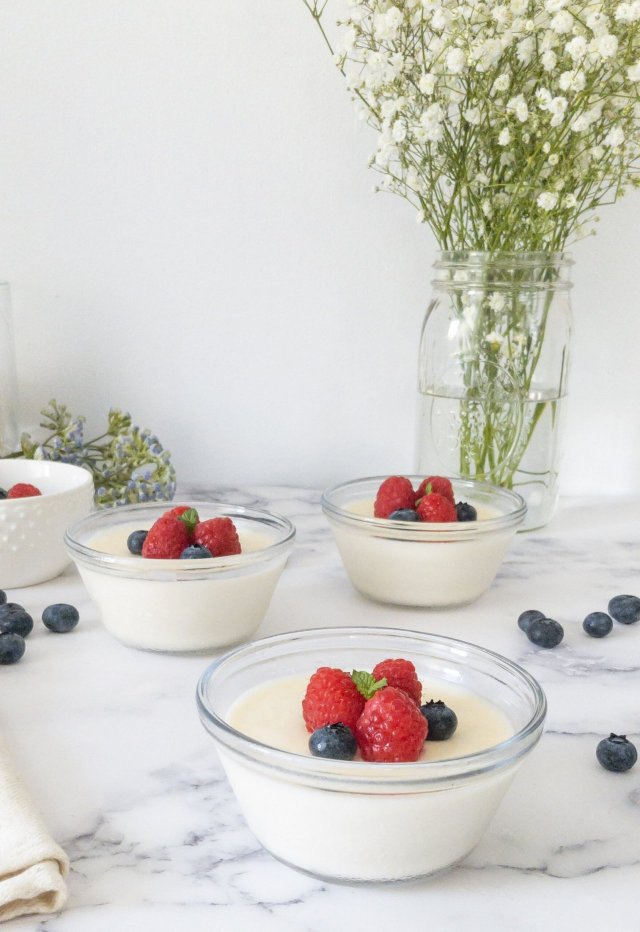 Low Carb Panna Cotta with Mascarpone - Yaidy Makes