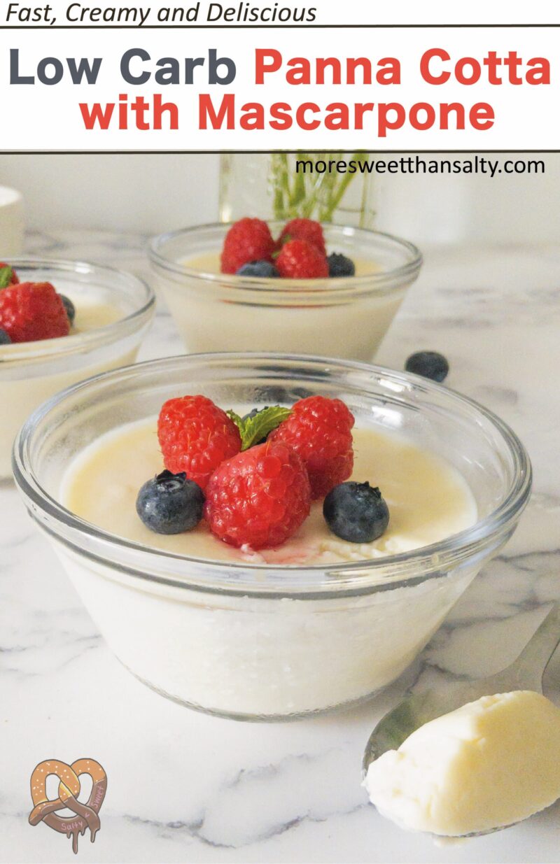 Low Carb Panna Cotta with Mascarpone - Yaidy Makes